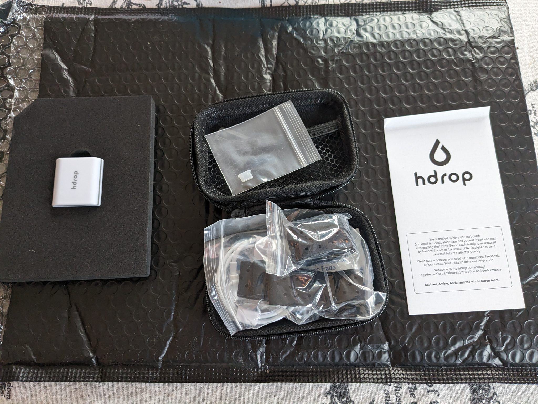hDrop Gen 2 Hydration Sensor Review | Bearded Goat Gear